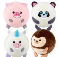 China Plush Furry Friends Beanie Balls Fun Christmas Toys with PVC Inner Ball Material for sale