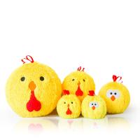 China Adorable Small Round Easter Chick Plush Toy for Kids 5-7 Years for sale