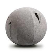 China Linen Material Yoga Ball Cover for Office Gym Balance Exercise Inflatable Pvc Ball for sale