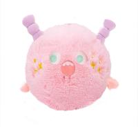 China Toys Inflatable Fuzzy Smiley Face 23 cm Yellow PVC Inner Ball Material for Business Type for sale