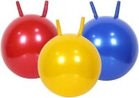 China Outdoor Fun Essential Unisex Jumping Ball with Fluffy Plush Cover and Rainbow Design for sale
