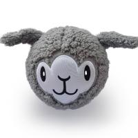 China OEM ODM Accepted Plush Ball for Baby Toddlers Soft and Colorful Rainbow Design for sale