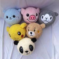China OEM ODM Accepted Plush Ball for Baby Toddlers Soft and Colorful Rainbow Design for sale