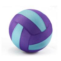 China Unisex 50cm Neon Mesh Inflatable Volleyball Cloth Toy Ball for Recreational Play for sale