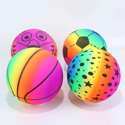 China Stand Out from the Crowd with Inflatable Rainbow Print Balls for sale