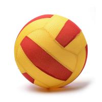 China Unisex 50cm Neon Mesh Inflatable Volleyball Cloth Toy Ball for Recreational Play for sale