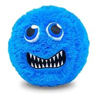 China Green 30 cm Inflatable Fuzzy Monster Ball Soft Toy Ball for Throwing Catching and Kicking for sale