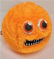 China Green 30 cm Inflatable Fuzzy Monster Ball Soft Toy Ball for Throwing Catching and Kicking for sale