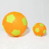 China Sports Toy Colorful Fabric Ball Inflatable Pvc Toy Ball Football for sale