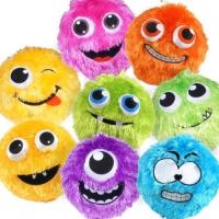 China Upgrade Your Stress Relief Routine with Fuzzy Cozy Inflatable Face Ball 40cm for sale