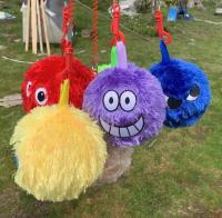 China Upgrade Your Stress Relief Routine with Fuzzy Cozy Inflatable Face Ball 40cm for sale