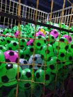 China Embossed Printing 8-inch Inflatable Football for Kids Sports Beach Ball Pool Toys PVC for sale