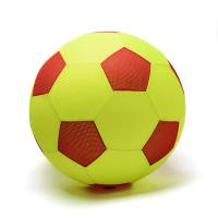 China BM-F-r&b Fabric Cover Inflatable Toy Trend for  Football Beach Ball Polyester + PVC for sale