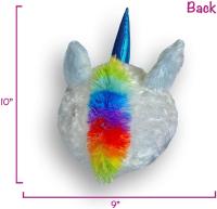 China Unisex Fuzzy Ball 9 inch Unicorn Stuffed Animal Accepted OEM ODM for sale