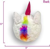 China Unisex Fuzzy Ball 9 inch Unicorn Stuffed Animal Accepted OEM ODM for sale