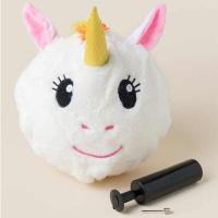China Unisex Fuzzy Ball 9 inch Unicorn Stuffed Animal Accepted OEM ODM for sale