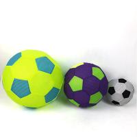 China 25cm Kids Shiny Pvc Inflatable Plush Fabric Covered Cloth Toy Ball Ideal for Toddlers for sale