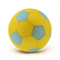China Colorful Soft Cloth Toy Ball for Kids Mesh Fabric Football OEM ODM for sale