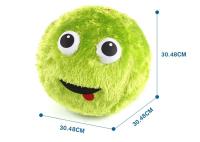 China 23cm Fuzzy Emoj Hairy Inflatable Ball with Fuzzy Monster Design Age Range 14 Years up for sale