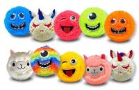 China 23cm Fuzzy Emoj Hairy Inflatable Ball with Fuzzy Monster Design Age Range 14 Years up for sale