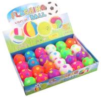 China Rubber TPR Flashing Spikey Bouncing Yoyo Toy Ball in Multi-colors Great for Stress Relief for sale