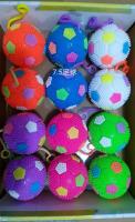 China Description Spiky Light Up LED Ball Multi-colors Flashing Squeaky Ball for sale
