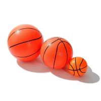 China Inflatable Pvc Basketball Beach Ball for Kid Sports Toy Unisex Thickness Customized for sale