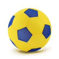 China Cloth Toy Ball Neon Customized 8.5 Inch Inflatable Mesh Football for sale