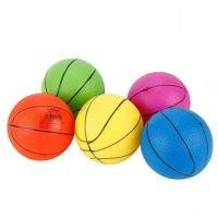 China Inflatable Pvc Basketball Beach Ball for Kid Sports Toy Unisex Thickness Customized for sale