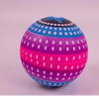 China Customized Logo Bright Color Full Printing Vinyl Pvc Toy Ball for Outdoor and Indoor Fun for sale