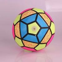 China Customized Logo Bright Color Full Printing Vinyl Pvc Toy Ball for Outdoor and Indoor Fun for sale