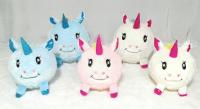 China OEM ODM Accepted Inflatable Buddy Ball Seahorse Diameter 12'' Plush Unicorn Balls for sale