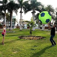 China Cloth Toy Ball Wholesales Customized Mega Inflatable Fabric Toy Balls for sale