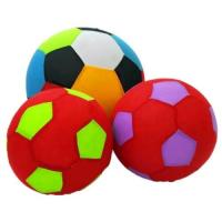 China Cloth Toy Ball Inflatable Pvc Soccer With Mesh Fabrics For Children Play Customized LOGO for sale