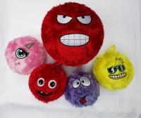 China Fuzzy Neon Monster Ball Pvc Inflatable Jumping Ball Perfect for Outdoor Activities for sale