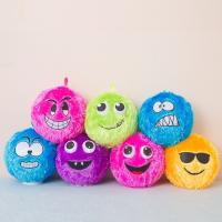China 14 Years Up Inflatable Fuzzy Monster Ball Perfect for Throwing Catching and Kicking for sale