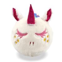 China Inflatable Toy Unicorn Plush Fuzzy Pvc Ball with Diameter 24'' for sale