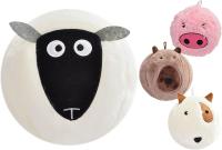 China Inflatable Toy Unicorn Plush Fuzzy Pvc Ball with Diameter 24'' for sale