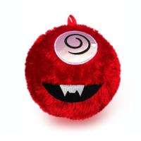 China Unisex Safety Soft Red Plush Baby Toy Pvc Inflatable Balls with Plush Gender-Neutral for sale