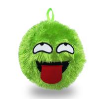 China Unisex Safety Soft Red Plush Baby Toy Pvc Inflatable Balls with Plush Gender-Neutral for sale