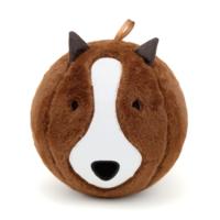 China Polyester Outer Skin Material Fuzzy Ball Inflatable Pvc Horse Giant Toy Kids Jumping for sale