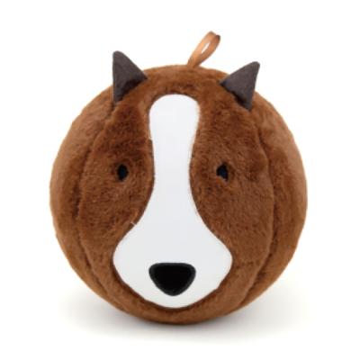China Polyester Outer Skin Material Fuzzy Ball Inflatable Pvc Horse Giant Toy Kids Jumping for sale