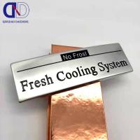 China Custom Metal Logo Sticker for Branding Your Products Effectively for sale