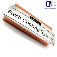 China Custom Metal Logo Sticker for Branding Your Products Effectively for sale