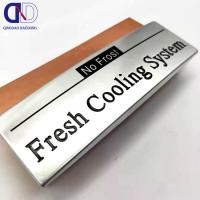 China Custom Metal Logo Sticker for Branding Your Products Effectively for sale