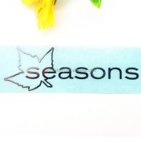 China Sample in Advance Customized Ultra-Thin Metal Logos with Nickel Silver Metal Labels for sale