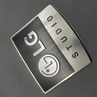 China Eco-Friendly Electroplated Nickel Metal Logo Custom Logo for Professional Branding for sale