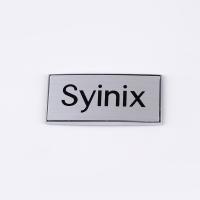China High Gloss Metal Labels Personalized Customization with Eco-friendly Aluminium Metal for sale