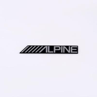 China Eco-friendly Nickel Silver Metal Logos Directly OEM Shape and color for sale