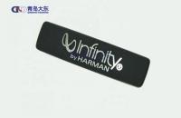 China Industrial Packaging Aluminum Metal Labels with Custom Design and Material for sale